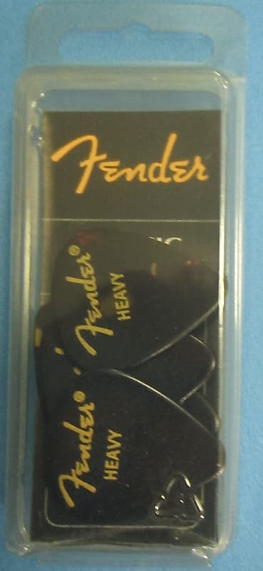 Fender Lot of 7 Heavy Picks 2000's - Tortoise shell | Reverb
