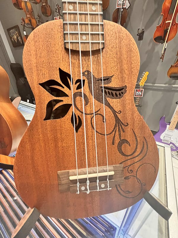 AKUA Aloha Animal Design Ukuleles - Bird | Reverb