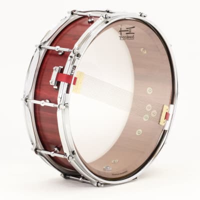 TreeHouse Custom Drums 4½x14 Solid Stave Bubinga Snare Drum | Reverb