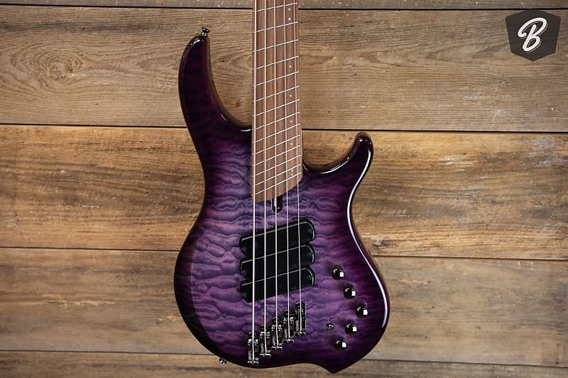 Dingwall Combustion 5-String Bass in Ultra Violet Finish | Reverb