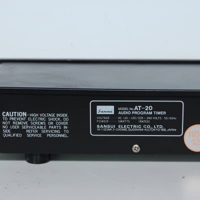 Sansui AT-20 Audio Program Timer | Reverb