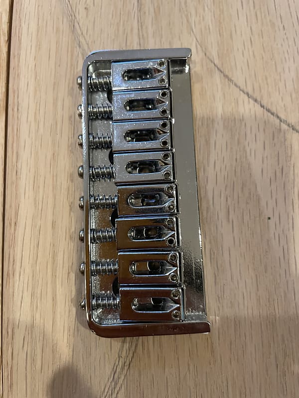 8 string bridge 2015-2020s Chrome | Reverb