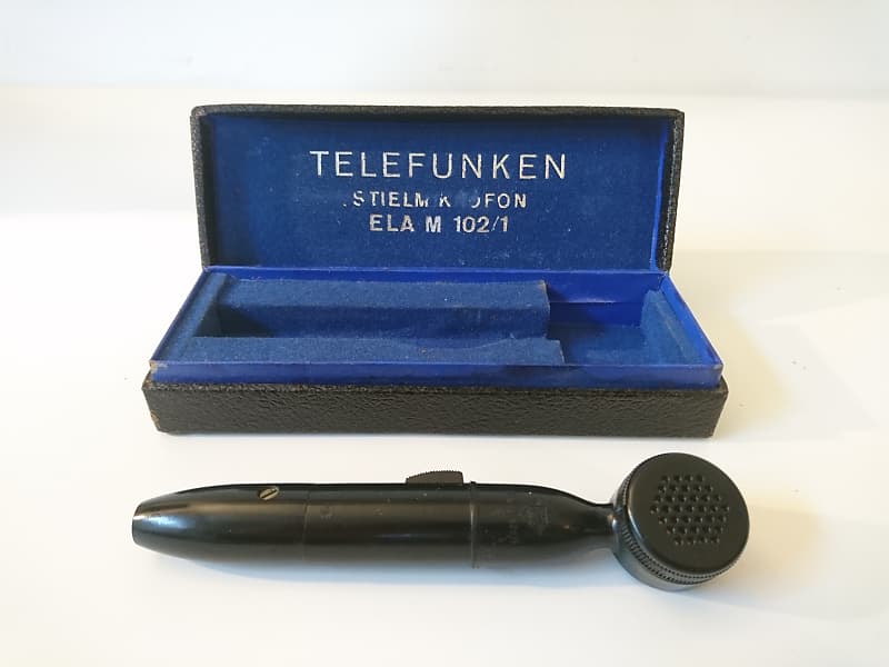 Telefunken Stielmikrofon Ela M 102/1 Vintage Antique | Reverb Canada