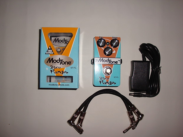 Modtone MT-FL Space Flanger w/power suipply w/patch cables | Reverb