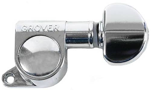 GROVER Mini Rotomotics 205CL6 LEFT Chrome Tuners 6-Line | Reverb