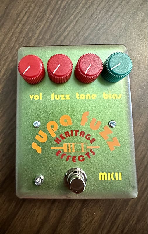 Heritage Effects Supa Fuzz 2024 - Color-Shift Green | Reverb