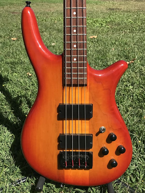 Spector NS 94 Cherry Sunburst Bass | Reverb
