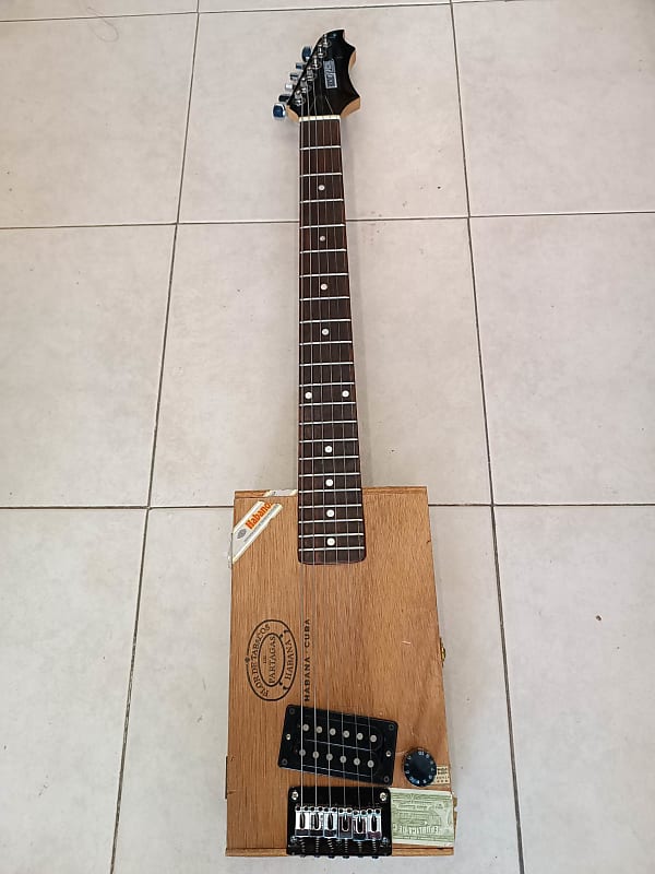 Cigar Box Guitar Partagas 2023 - Natural | Reverb
