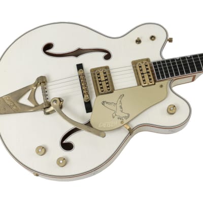 Gretsch Custom Shop Masterbuilt 62 White Falcon Relic Stephen | Reverb