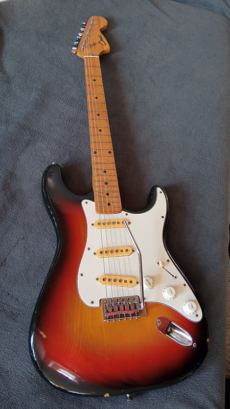 Cimar Stratocaster 1977 Sunburst | Reverb