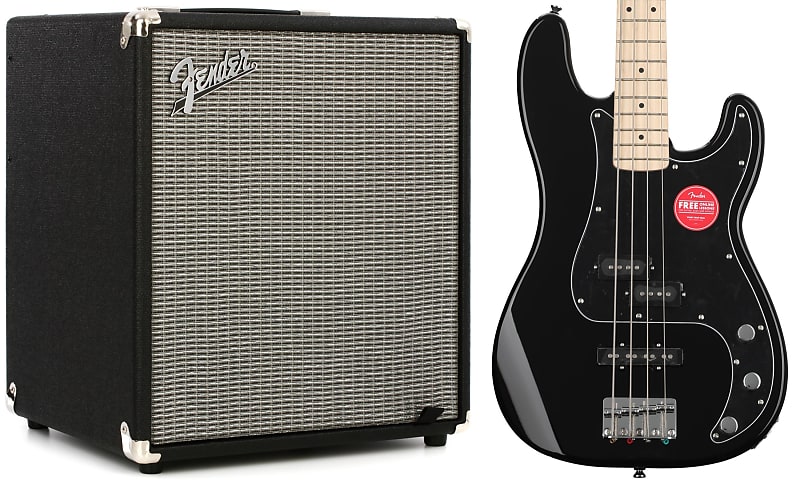 Fender Rumble 100 1x12" 100-watt Bass Combo Amp Bundle with | Reverb