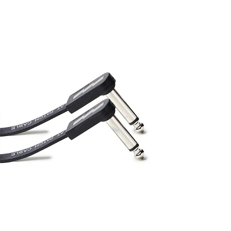 EBS PCF-DL10 Deluxe Flat Patch Cable, Right Angle to Same, | Reverb