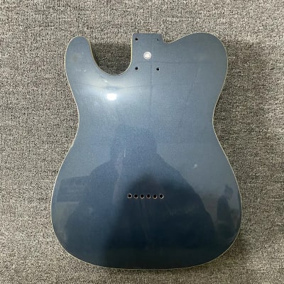 Metallic Blue Basswood Telecaster Tele Style Guitar Body | Reverb