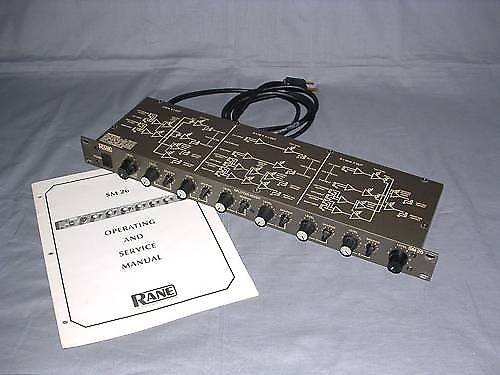 Rane SM26 Line Mixer/Splitter (1U Rack) Vintage High Quality | Reverb