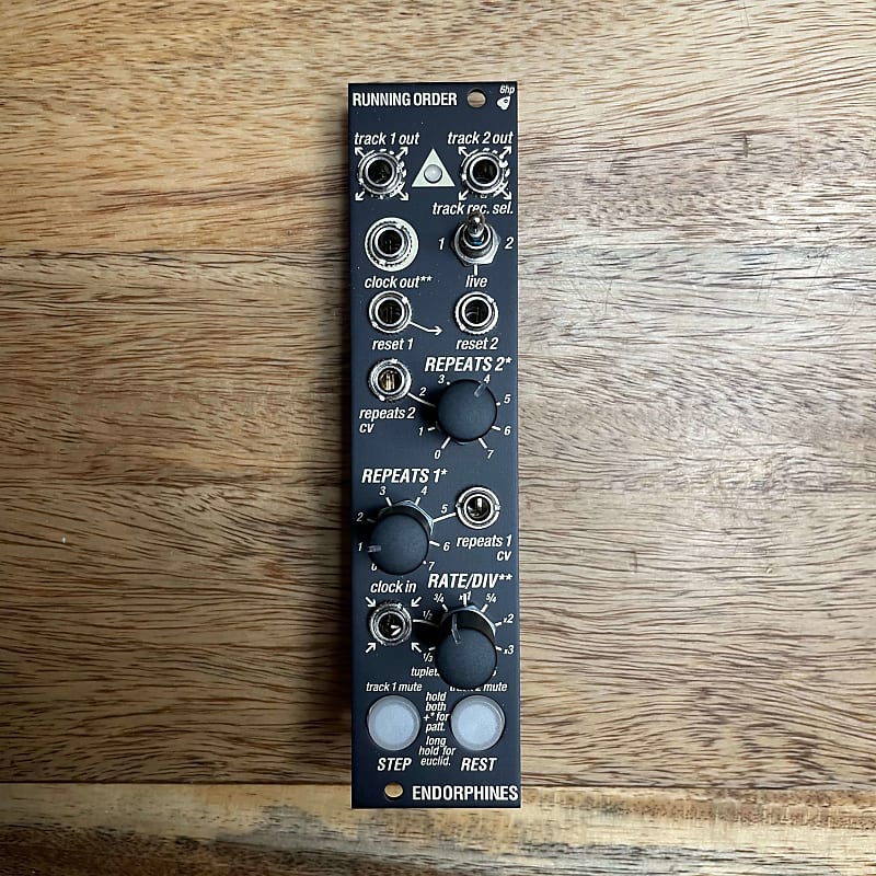 Endorphin.es Running Order Trigger Sequencer - Black | Reverb