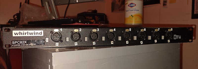 Whirlwind SPC82X Mic Level Rack Mount Splitter 2010s - Black | Reverb