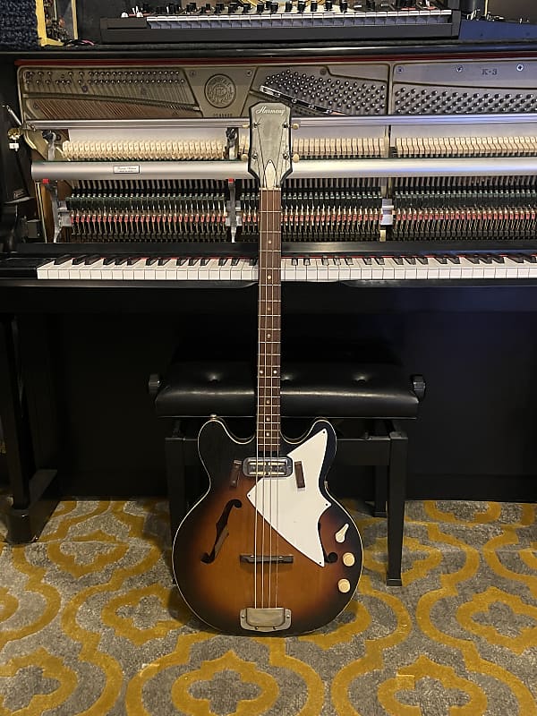 Harmony H-22 1971 - Sunburst with H-27 pickup - rare double | Reverb