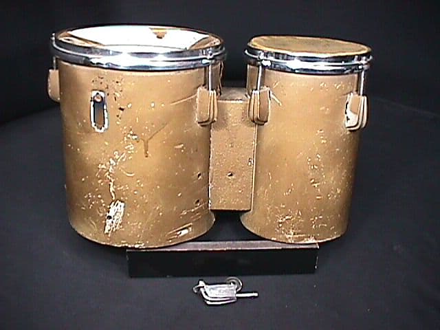 An Antique 1940's Set of Slingerland Brand Concert Bongos | Reverb