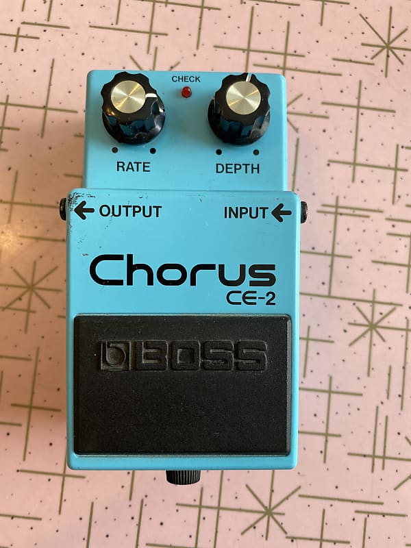 Boss CE-2 Chorus pedal made in Taiwan "Green Label" vintage | Reverb