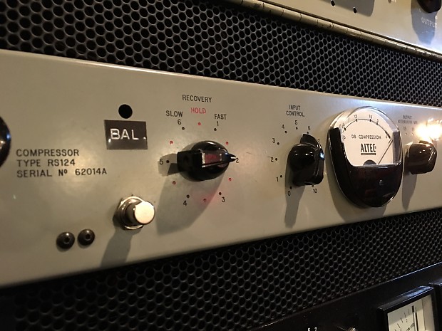 EMI Altec RS124 tube compressor vintage 436B | Reverb