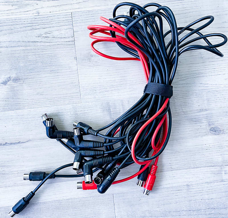 midi cable bundle 8 variety midi cables | Reverb