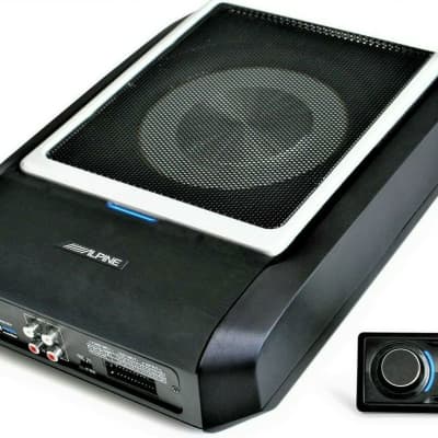 Alpine PWD-X5 Under Seat Powered 8" Subwoofer Bass System w/ | Reverb