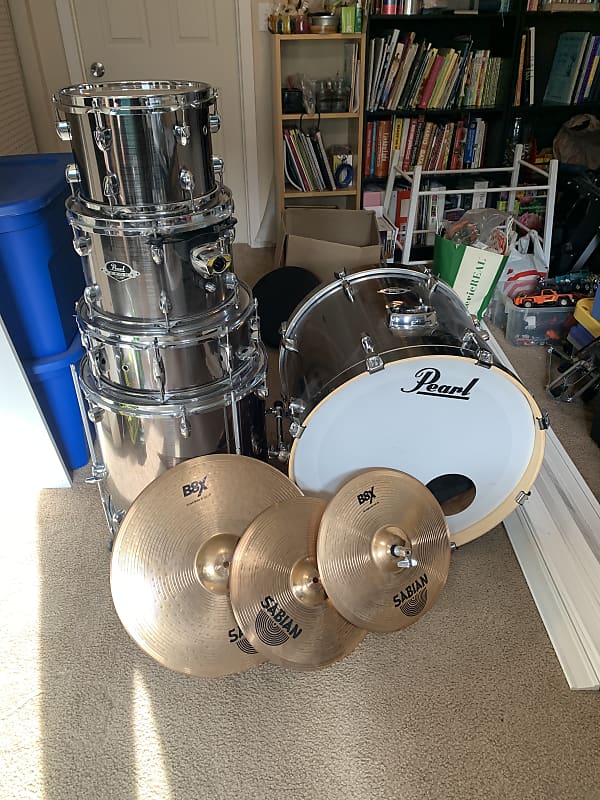 Pearl Export 10 / 12 / 16 / 22 / 14x5.5" 5pc Shell Pack w/ | Reverb