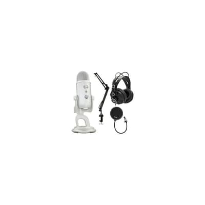 Blue Microphones Yeti USB Microphone (White Mist) with | Reverb