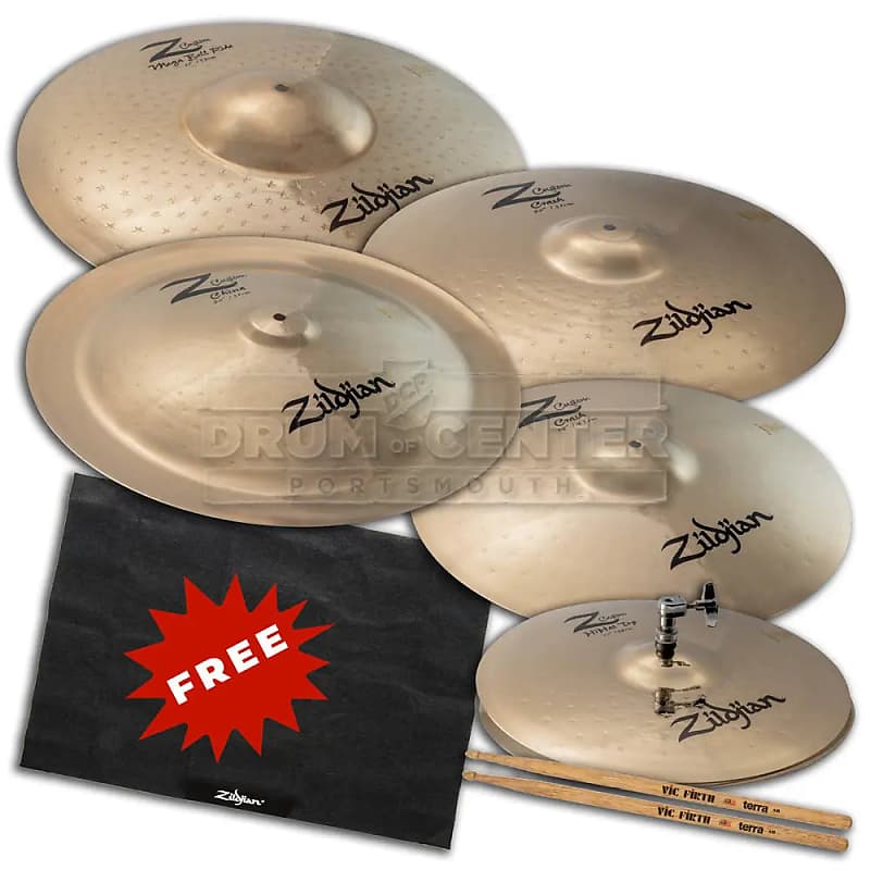 Zildjian Z Custom Zuper Set with FREE Drum Rug | Reverb