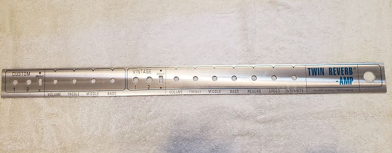 Fender '68 Custom Twin Reverb Amp Faceplate NOS | Reverb