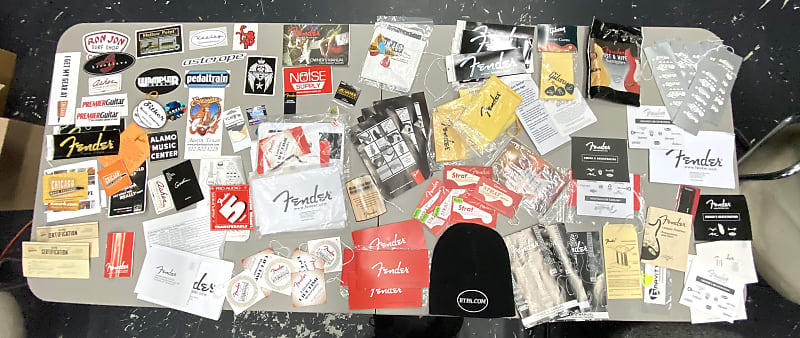 Giant Collection of Guitar Case Candy | Reverb