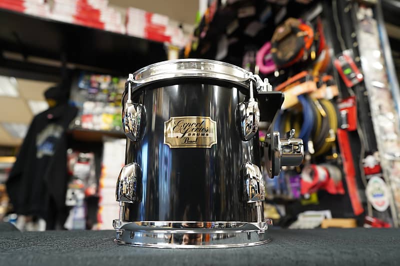 Pearl Export Series 8x8" Tom - Jet Black Wrap | Reverb
