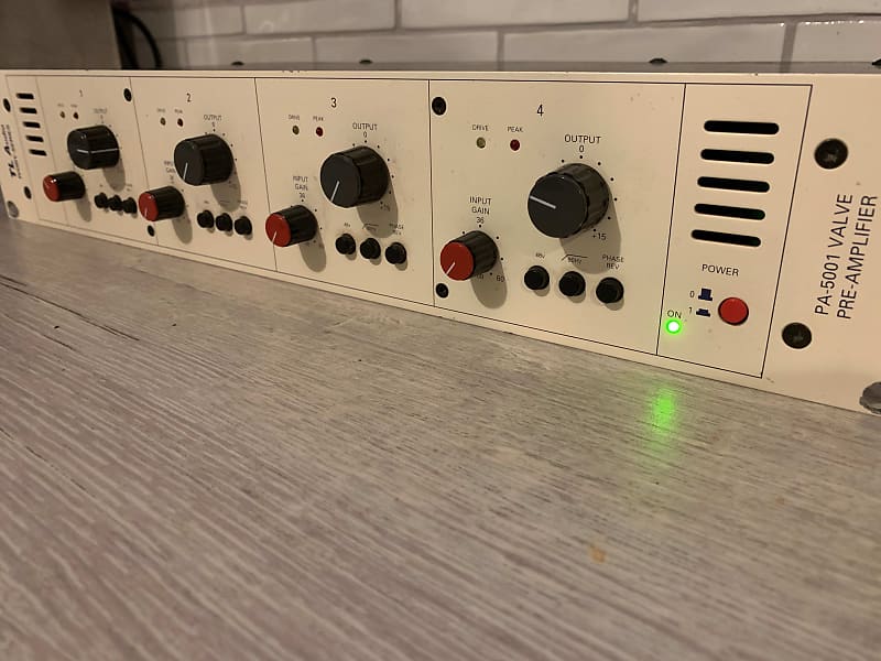 TL Audio PA 5001 Quad Channel Valve Preamplifier 1990s - | Reverb