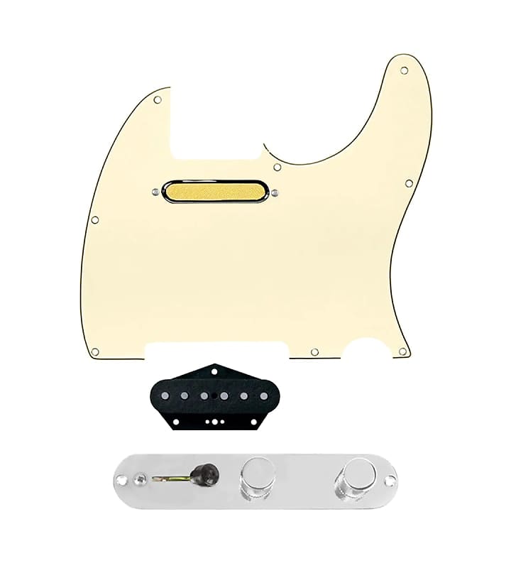 920D Custom Gold Foil Pickup 4 way Loaded Aged White / Chrome | Reverb
