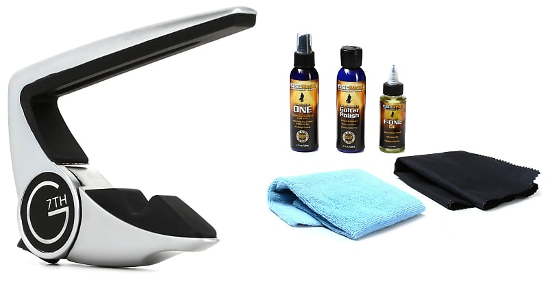 G7th Performance 2 Classical Guitar Capo - Silver Bundle with | Reverb