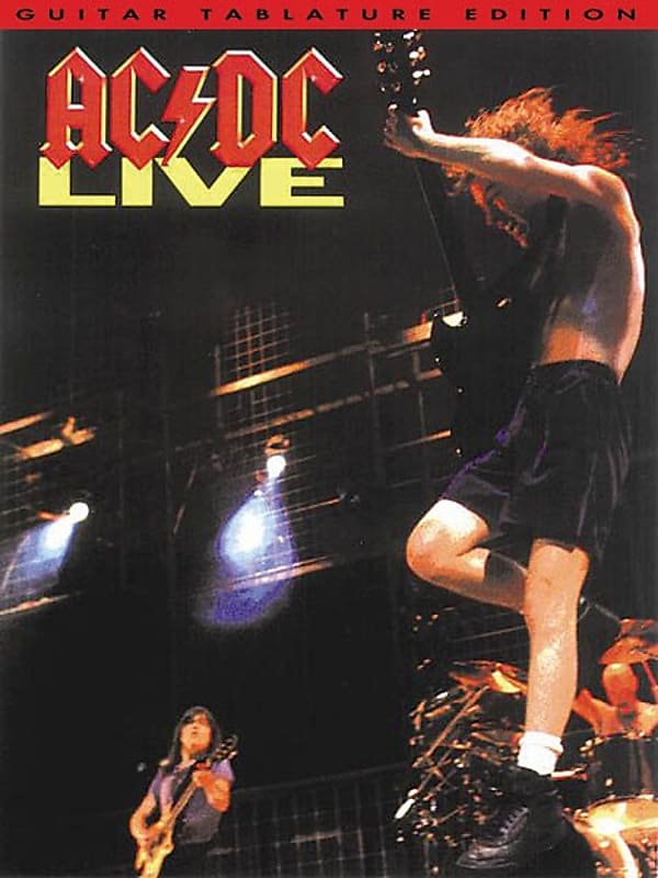 AC/DC Live Guitar TAB (Softcover Book) | Reverb