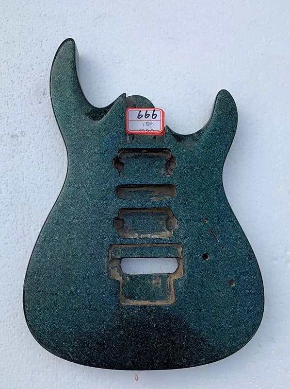 Metallic Finish DIY Custom Guitar Double Cutaway Body | Reverb