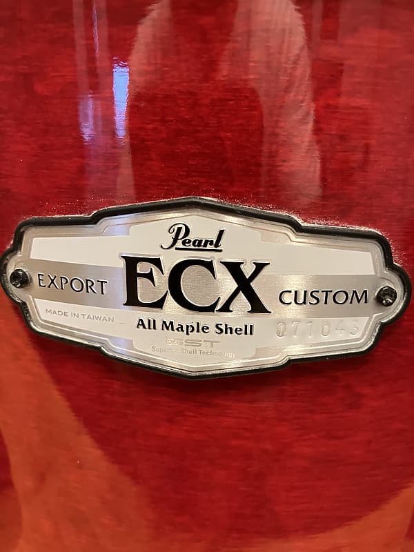 Pearl ECX -10x8 Cherry Red Lacquer | Reverb
