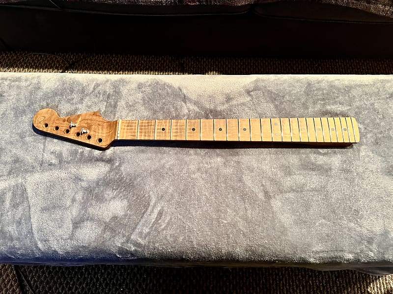 Stratocaster Roasted Flamed Maple Neck (Warmoth USA) | Reverb