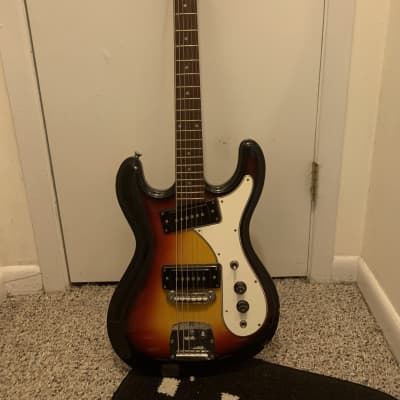 Vintage Univox Phase III Hi Flyer Electric Guitar, Gimme | Reverb