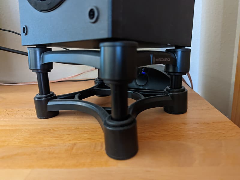 IsoAcoustics Iso-Stand Series Speaker Isolation Stands with | Reverb