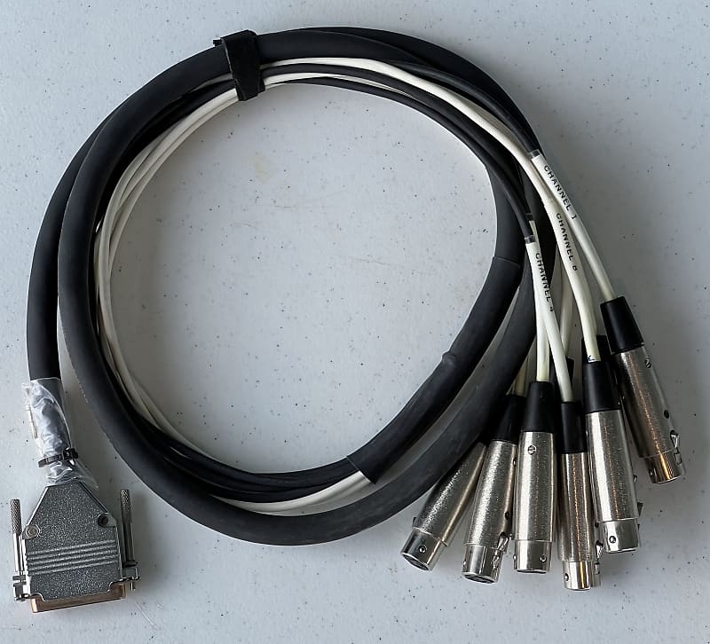 Unbranded 10' XLR Fem to DB25 Snake Cable 2010s - Black | Reverb