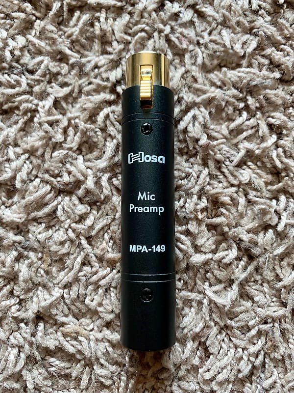 Hosa - Active In Line Pre Amp For Passive Mics! MPA-149 *Make | Reverb