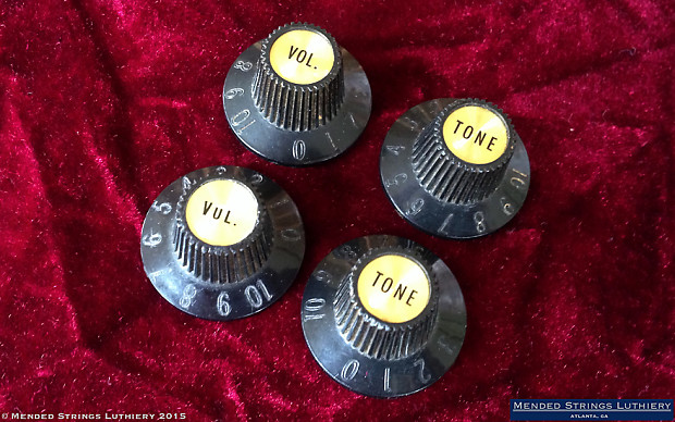 1970 Gibson Witchhat Knobs Black Gold Reflector Les Paul | Reverb