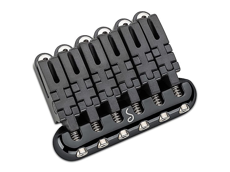 Schaller Germany Hannes 6-String Guitar Bridge - BLACK, | Reverb