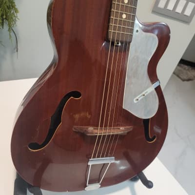 Eko acoustic vintage semi Hollow Guitar w/case made in Italy | Reverb