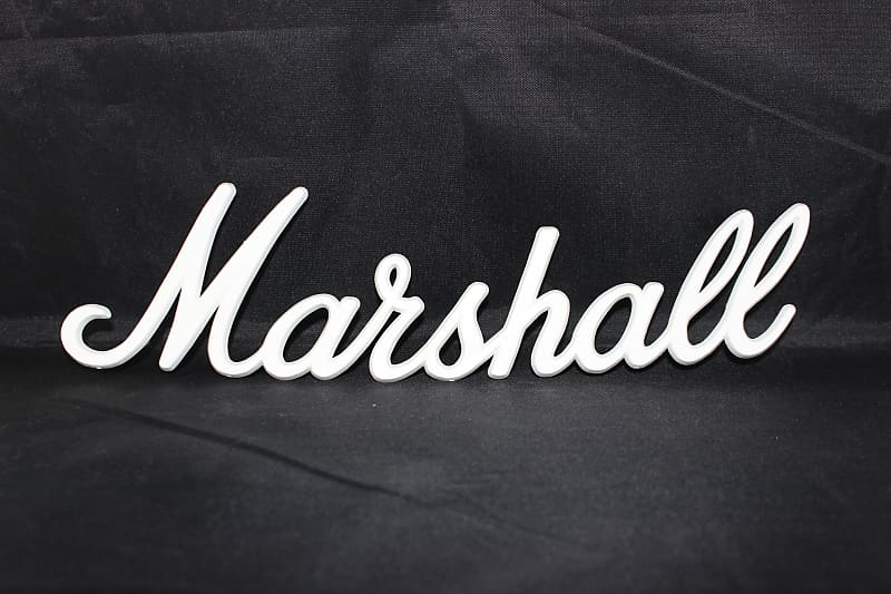 BRAND NEW Original Marshall 11" Script Logo 1976-present | Reverb