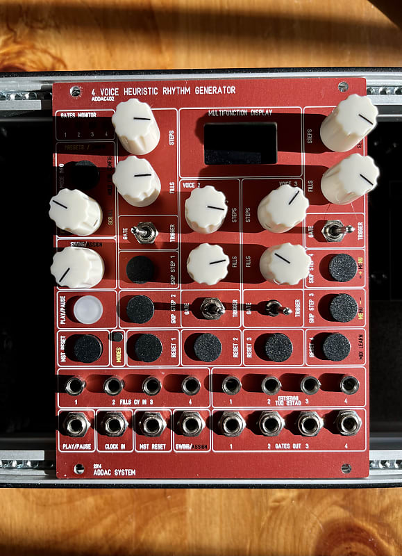 ADDAC System ADDAC402 Heuristic Rhythm Generator - Red | Reverb