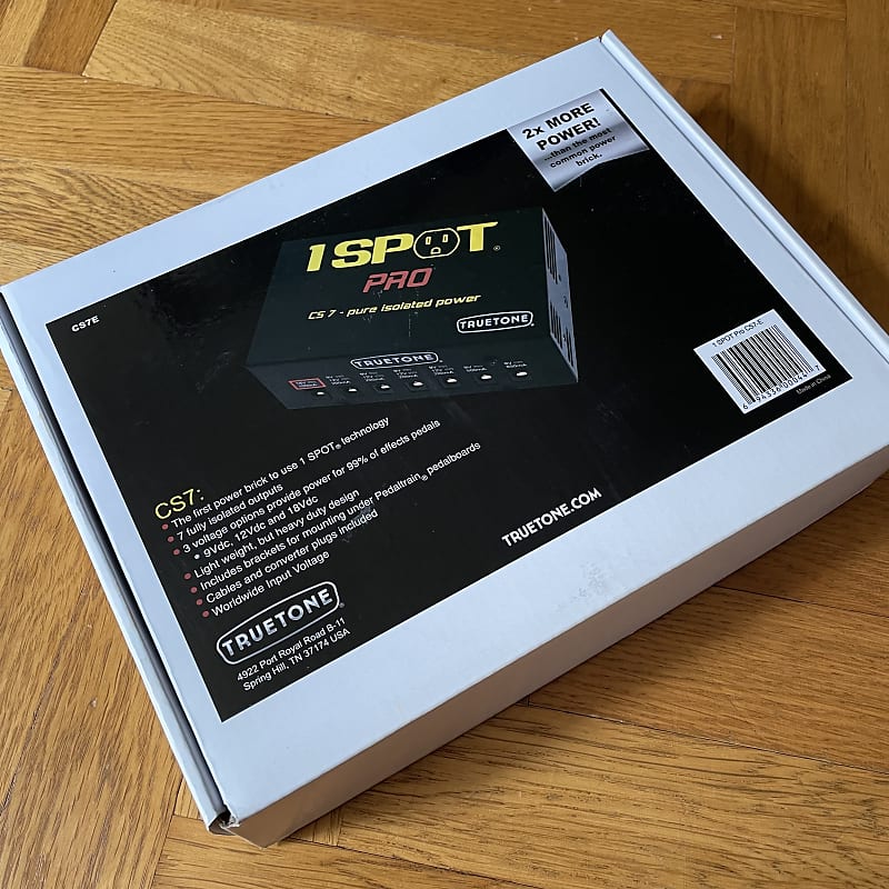 Truetone CS7 1 Spot Pro Power Supply - Black | Reverb