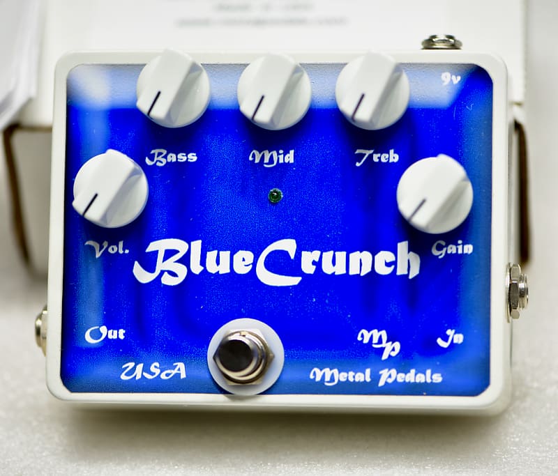 Metal Pedals Blue Crunch 2013 - Blue | Reverb